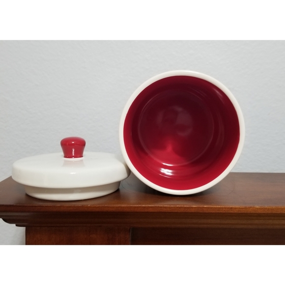 Rae Dunn | Accents | Rae Dunn Things Jar With Red Accents | Poshmark